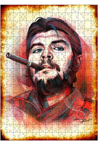 Tablomega Ahşap Puzzel Ernesto Che Guevara 255 Parça 35*50 cm Tablomega Ahşap Puzzel Ernesto Che Guevara 255 Parça 35*50 cm