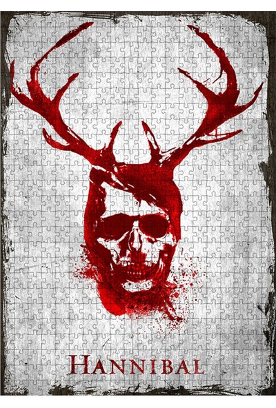 Tablomega Ahşap Puzzel Hannibal Dizi Afişi 500 Parça 50*70 cm Tablomega Ahşap Puzzel Hannibal Dizi Afişi 500 Parça 50*70 cm