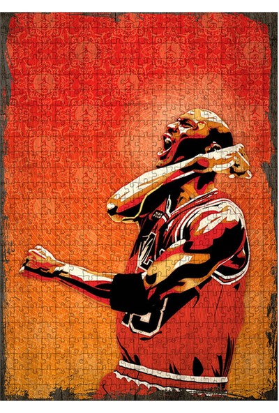Tablomega Ahşap Puzzel Michael Jordan 500 Parça 50*70 cm Tablomega Ahşap Puzzel Michael Jordan 500 Parça 50*70 cm