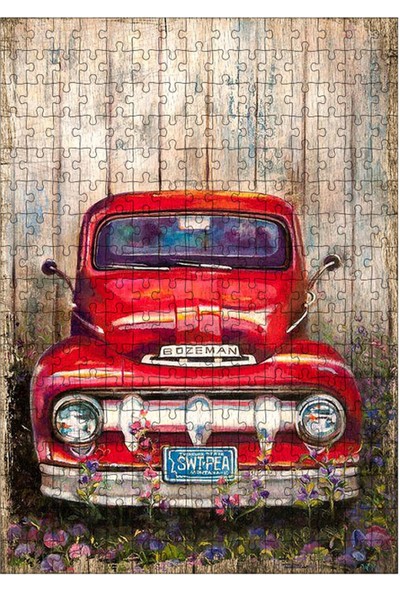 Tablomega Ahşap Puzzel Antika Kamyonet 255 Parça 35*50 cm