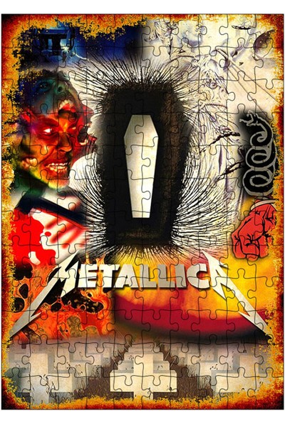 Tablomega Ahşap Puzzel Metallica Posteri 120 Parça 25*35 cm Tablomega Ahşap Puzzel Metallica Posteri 120 Parça 25*35 cm
