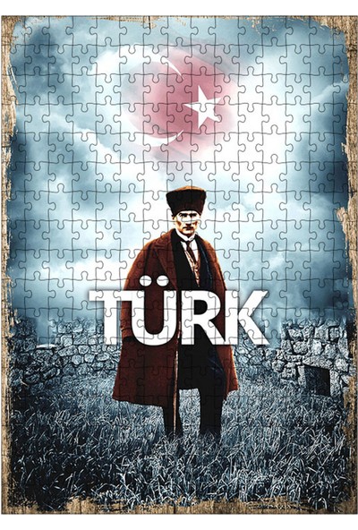 Tablomega Ahşap Puzzel Mustafa Kemal Atatürk 255 Parça 35*50 cm Tablomega Ahşap Puzzel Mustafa Kemal Atatürk 255 Parça 35*50 cm
