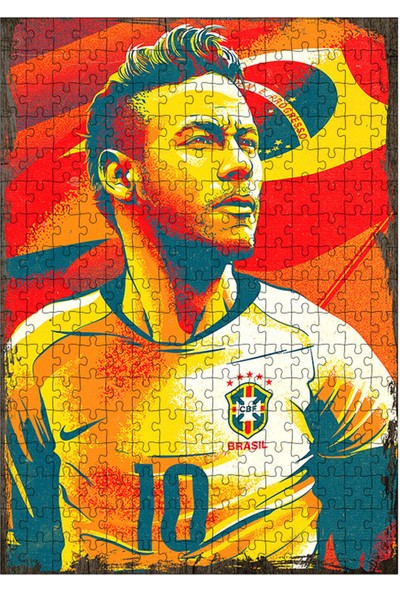 Tablomega Ahşap Puzzel Neymar 255 Parça 35*50 cm