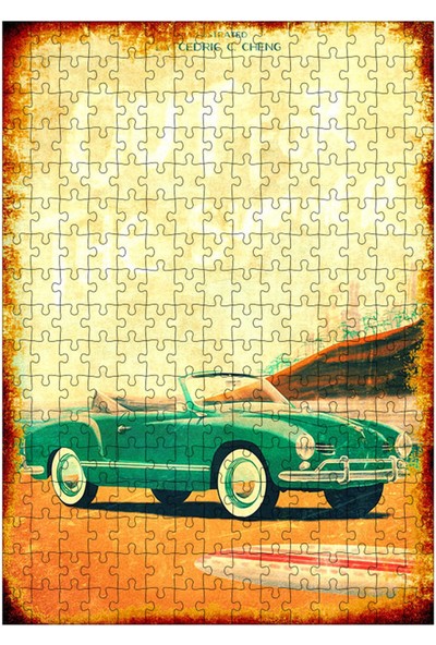 Tablomega Ahşap Puzzel Yaz Tatil Reklamı 255 Parça 35*50 cm