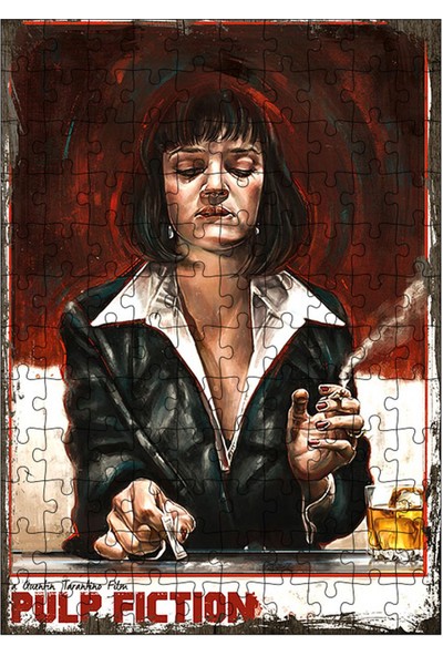 Tablomega Ahşap Puzzel Pulp Fiction Ucuz Roman 120 Parça 25*35 cm