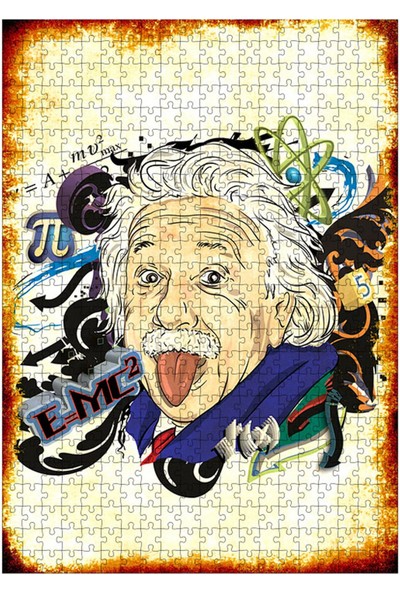 Tablomega Ahşap Puzzel Albert Einstein Aklı 500 Parça 50*70 cm Tablomega Ahşap Puzzel Albert Einstein Aklı 500 Parça 50*70 cm