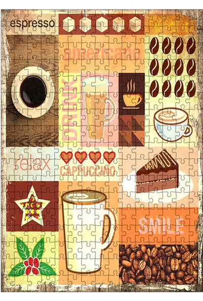 Tablomega Ahşap Puzzel Mutfak Tablosu 255 Parça 35*50 cm