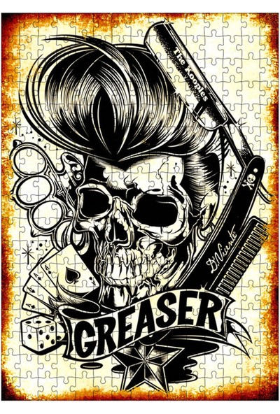 Tablomega Ahşap Puzzel Yağcı Kafatası 255 Parça 35*50 cm