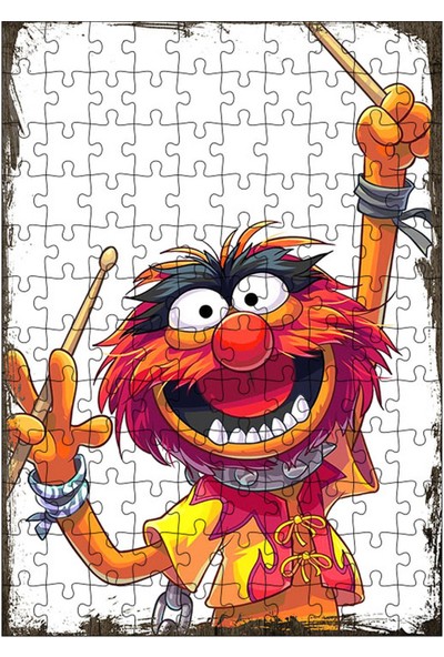 Tablomega Ahşap Puzzel Baterist Canavar 120 Parça 25*35 cm