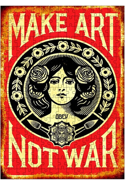 Tablomega Ahşap Puzzel Barışa Itaat Et 500 Parça 50*70 cm