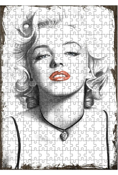 Tablomega Ahşap Puzzel Marilyn Monroe 500 Parça 50*70 cm Tablomega Ahşap Puzzel Marilyn Monroe 500 Parça 50*70 cm