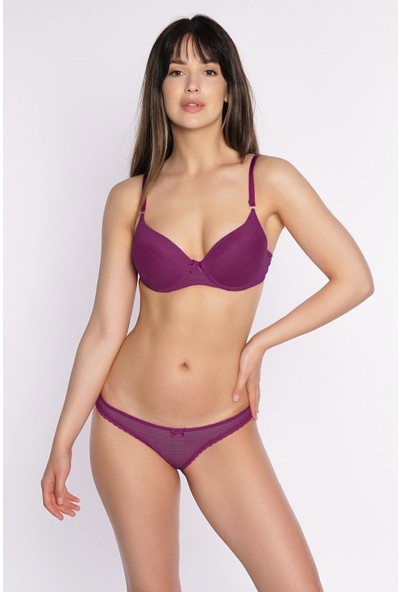 Eminna Kadın Dantel Detaylı Sütyen Takımı