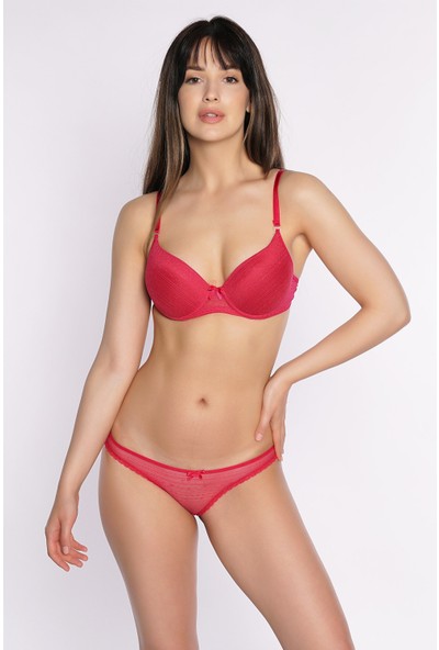 Eminna Kadın Dantel Detaylı Sütyen Takımı