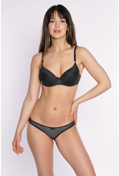 Eminna Kadın Dantel Detaylı Sütyen Takımı