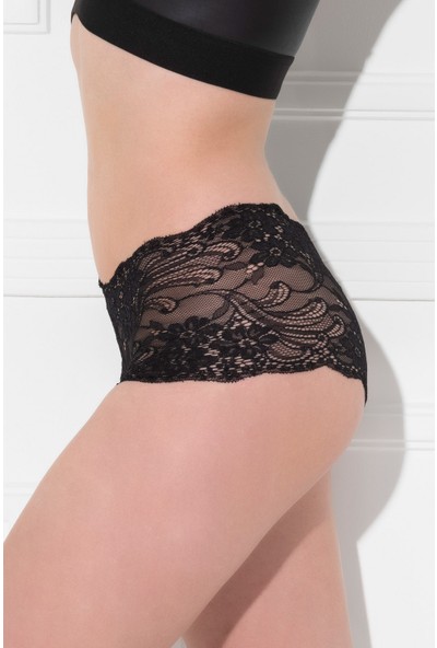 Eminna Kadın Dantelli Fantezi Külot Boxer