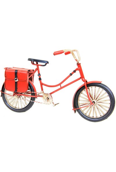 SoAndSo El Yapımı Çantalı Bisiklet Maketi
