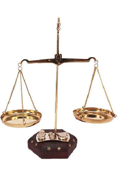 SoAndSo Mini Ahşap Terazi 100 Gr.