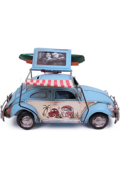 SoAndSo El Yapımı Tenteli Çerçeveli Kumbara Araba SoAndSo El Yapımı Tenteli Çerçeveli Kumbara Araba