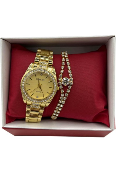 Myglobal Kadın Kol Saati + Bileklik Hediye Kutulu BB308 Myglobal Kadın Kol Saati + Bileklik Hediye Kutulu BB308