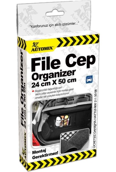 Automix File Cep Organizer 24X50 cm Automix File Cep Organizer 24X50 cm