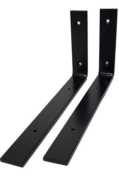 Arzor Home 2'li Set Siyah Metal Duvar Rafı Ayakları, L Raf Demiri ve Vida Seti (25 cm ve Üzeri Derinlikteki Raflar Için) Arzor Home 2'li Set Siyah Metal Duvar Rafı Ayakları, L Raf Demiri ve Vida Seti (25 cm ve Üzeri Derinlikteki Raflar Için)
