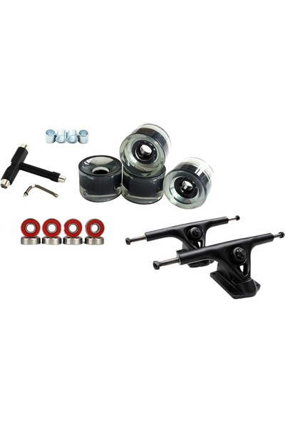 Homyl Alaşım 7 '' Kaykay Kamyon Köprü Rulmanlar Longboard Tekerlekler Rulo Anahtarı Şeffaf Siyah (Yurt Dışından) Homyl Alaşım 7 '' Kaykay Kamyon Köprü Rulmanlar Longboard Tekerlekler Rulo Anahtarı Şeffaf Siyah (Yurt Dışından)