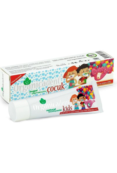 Organicadent Doğal Çocuk Diş Macunu (3'lü Paket)