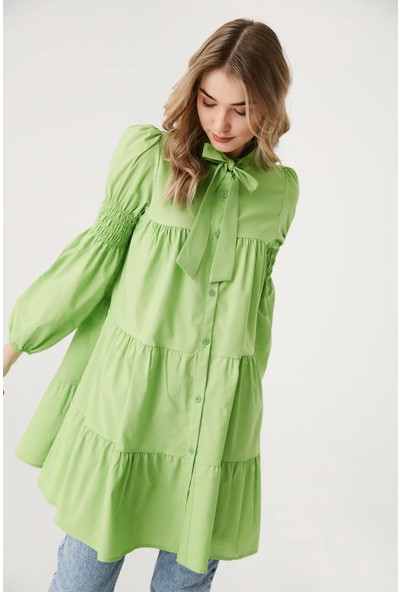 FullaModa Kolu Gipeli Parçalı Tunik