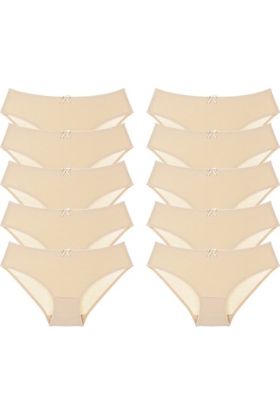 Donella 10'lu Ten Rengi Kız Çocuk Külot - 4171WD4