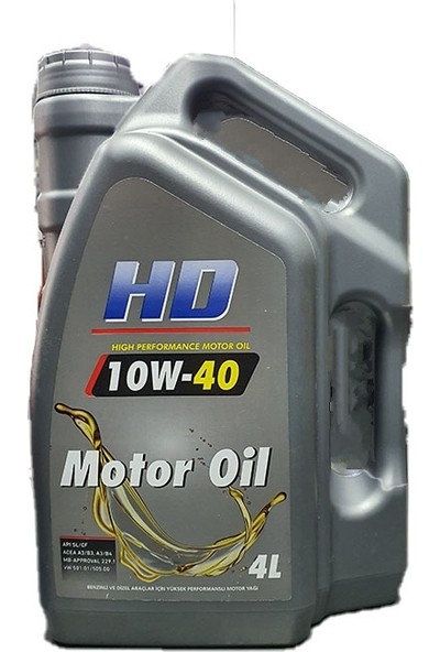 Hd Motor Yağı 10W-40 4 Litre