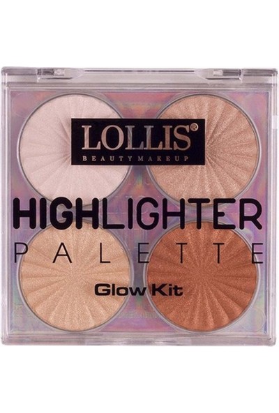 Lollıs LP-507 Aydınlatıcı Palet / 4 Colors Hıghlıghter Kıt 03