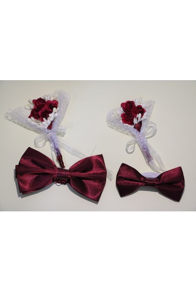 Güçlü Kadınlar Atölyesi Baba Oğul Papyon Yaka Çiçeği Seti