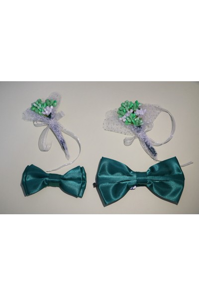 Güçlü Kadınlar Atölyesi Baba Oğul Papyon Yaka Çiçeği Seti