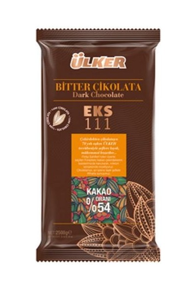 Ülker Bitter Kuvertür Eks 111 % 54 Ülker Bitter Kuvertür Eks 111 % 54