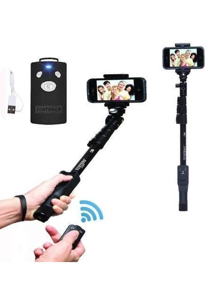 Tuğra Ticaret Tripod Bluetooth Kumandalı Kablosuz Selfie Çubuğu Monopod Tuğra Ticaret Tripod Bluetooth Kumandalı Kablosuz Selfie Çubuğu Monopod