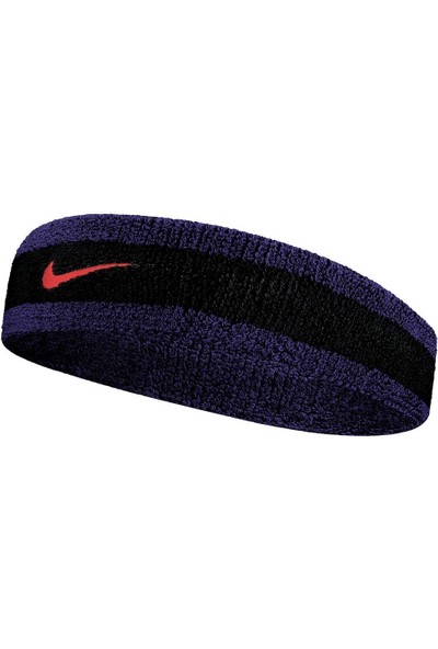 Nike Swoosh Headband Havlu Kafa Bandı Mor Siyah N.000.1544.043.OS
