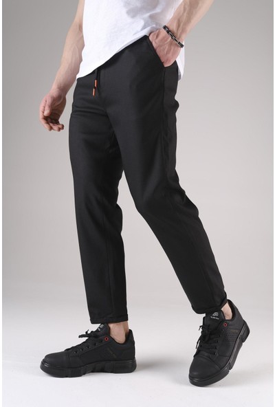 Oksit Joy Erkek Beli Lastikli Duble Paça Erkek Jogger Pantolon
