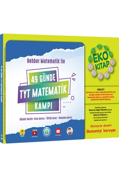 Tonguç Yayınları 49 Günde TYT Matematik Kampı Eko Tonguç Yayınları 49 Günde TYT Matematik Kampı Eko