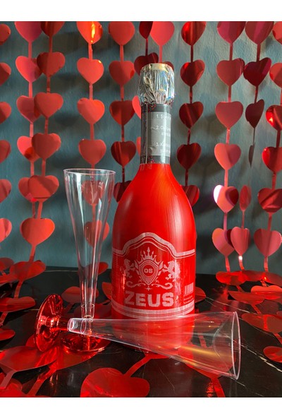 Os Zeus Kırmızı Bardak(2 Kadeh ve Konfeti) Os Zeus Kırmızı Bardak(2 Kadeh ve Konfeti)