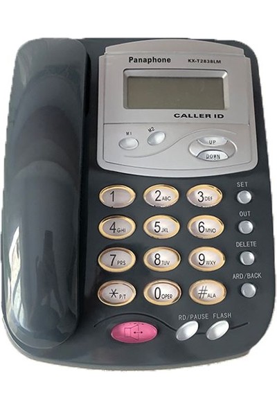 Panaphone KX-T2838LM Masaüstü Kablolu Ev Telefonu - Gri Panaphone KX-T2838LM Masaüstü Kablolu Ev Telefonu - Gri
