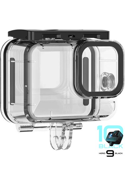 Telesin Gopro Koruyucu Kamera Kutusu Protective Housing Su Altı Kılıfı Hero10 - Hero9 Black İçin Telesin Gopro Koruyucu Kamera Kutusu Protective Housing Su Altı Kılıfı Hero10 - Hero9 Black İçin
