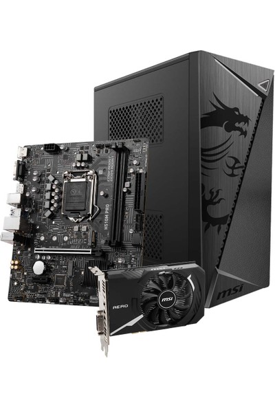 MSI GT 1030 AERO ITX 2GD4 OC Ekran Kartı - H510M-A PRO Anakart - MAG SHIELD M300 Kasa MSI Oyuncu Paketi MSI GT 1030 AERO ITX 2GD4 OC Ekran Kartı - H510M-A PRO Anakart - MAG SHIELD M300 Kasa MSI Oyuncu Paketi