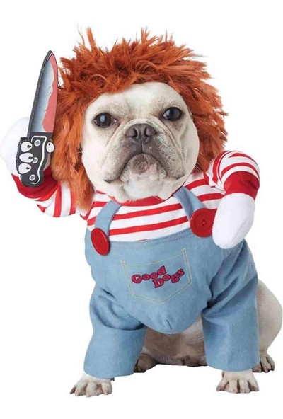 Jessieyou Mall Köpek Kostümleri Ölümcül Bebek Chucky Giysileri (Yurt Dışından)