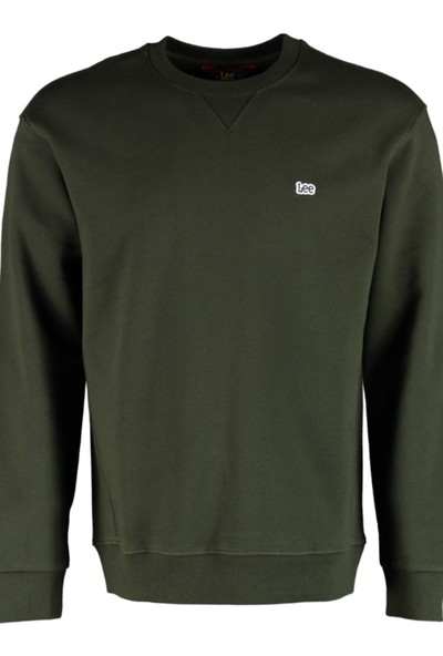 Lee Regular Fit Normal Kesim %100 Pamuk Sıfır Yaka Sweatshirt