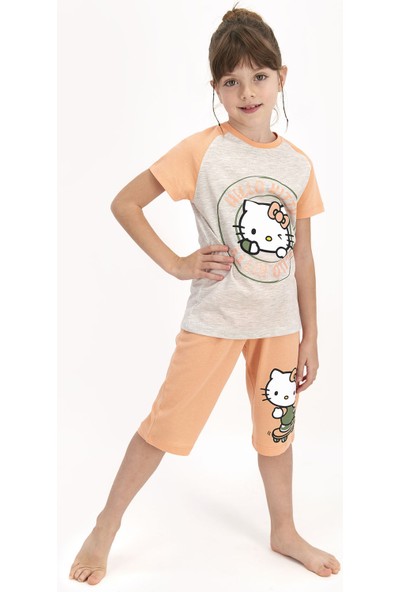 Hello Kitty Kız Çocuk Tayt Kapri Takım