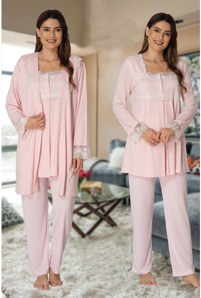 Effort Effortt Lohusa Pijama Sabahlık Takım 2401 Effort Effortt Lohusa Pijama Sabahlık Takım 2401