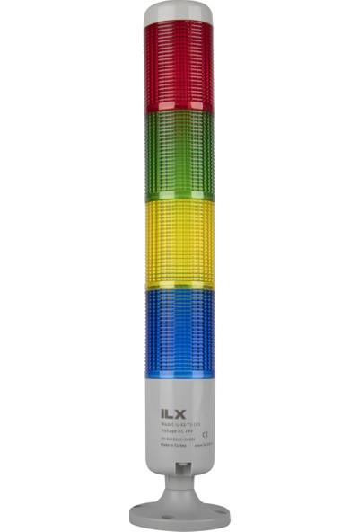 İLX Işıklı Kolon 4 Katlı Sabit - Ø50 T5 Serisi 220 Vac