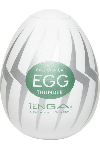 Tenga Egg Hard Boiled Thunder - Esnek Elastomer Yumurta (Erkeklere Özel) EGG-007 Tenga Egg Hard Boiled Thunder - Esnek Elastomer Yumurta (Erkeklere Özel) EGG-007