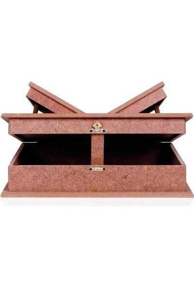 E Hobici Ahşap Rahleli Kur'an Kutusu 40X30CM E Hobici Ahşap Rahleli Kur'an Kutusu 40X30CM
