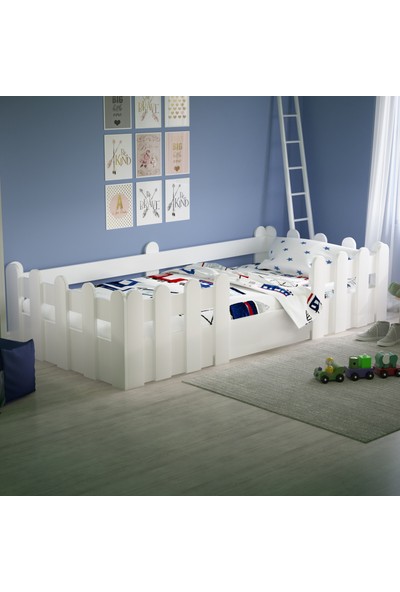 Tulip Life Montessori Karyola Beyaz (90 x 190 Cm) Yatak Uyumlu Çocuk Yatağı 204 Tulip Life Montessori Karyola Beyaz (90 x 190 Cm) Yatak Uyumlu Çocuk Yatağı 204